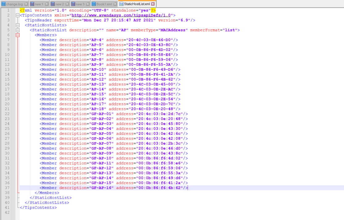 Update Static Host List In Aruba Clearpass – Lets Learn Network